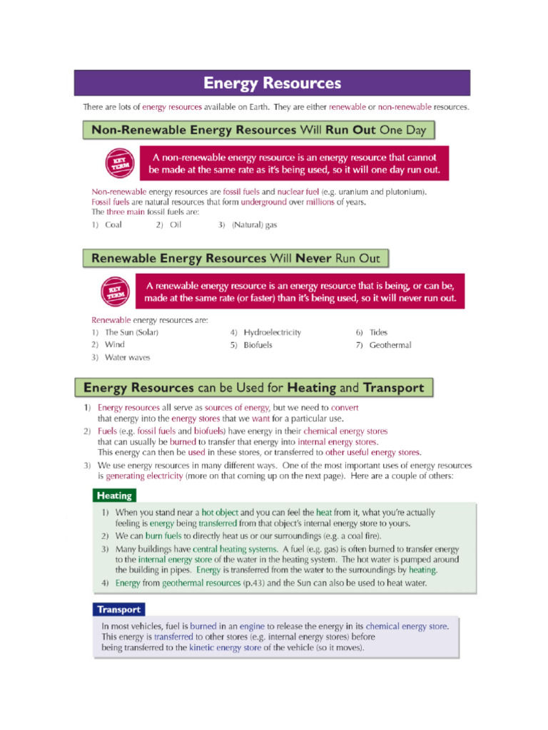Energy Resources | PDF