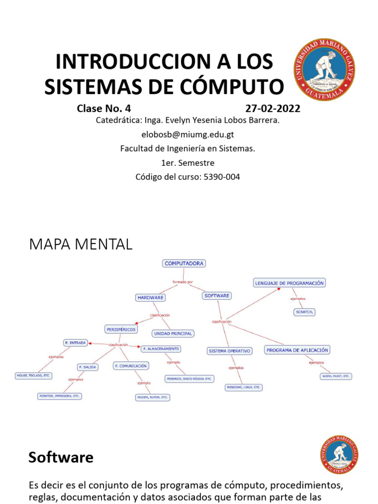 Clase No 4 Intro A La Compu 27-02-2022 | PDF | Sistema operativo | Software