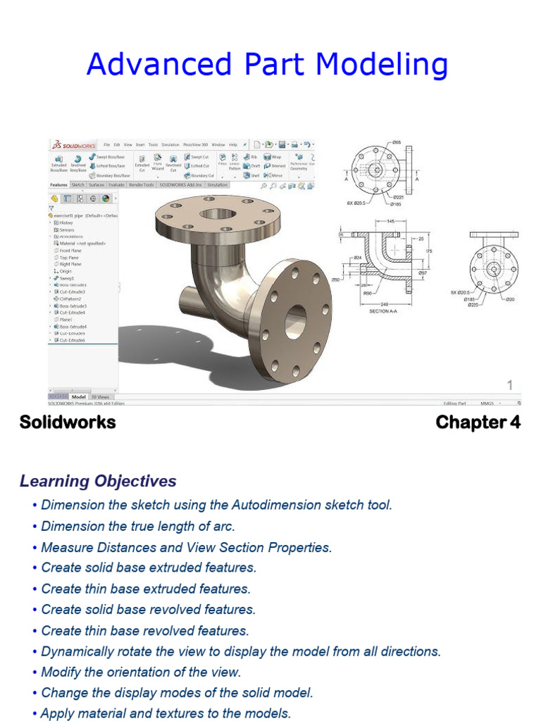 L04-Advanced Part Modeling | PDF | Area | Extrusion