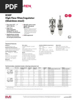 ASCO 342 Series Filter Regulators | PDF | Filtration | Stainless Steel