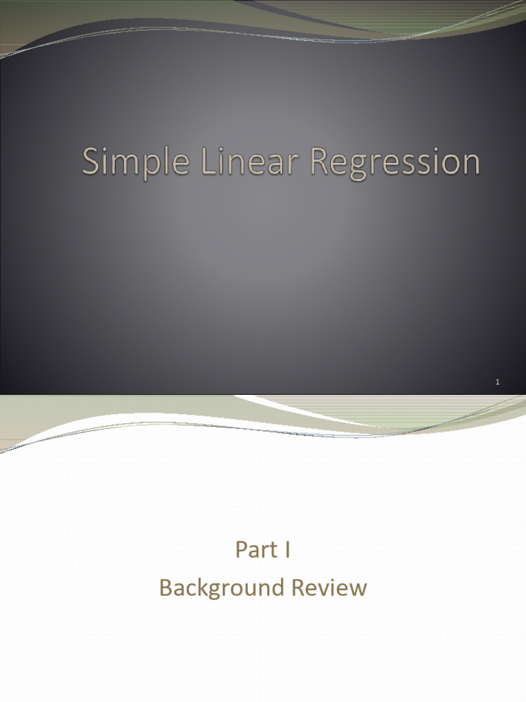 Simple+Linear+Regression | PDF | Linear Regression | Errors And Residuals