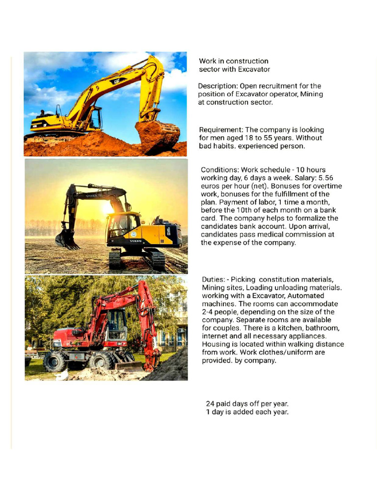 MD Sariful Islam-Serbia-Excavator | PDF