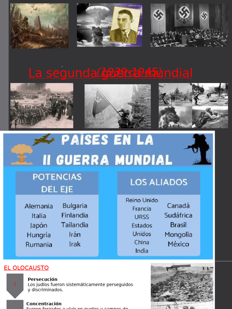 La Segunda Guerra Mundial | PDF | Alemania nazi | Segunda Guerra Mundial