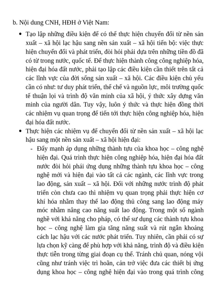 CNH - HDH Việt Nam | PDF