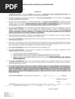 Omnibus Sworn Statement 2025 Word | PDF | Affidavit | Justice