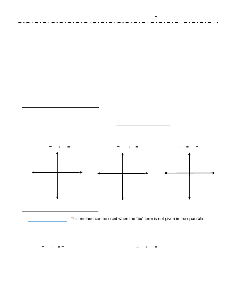 Ha2T 3.1 - Solving Quadratic Equations: There Are Several Ways To Solve Quadratic Equations ...