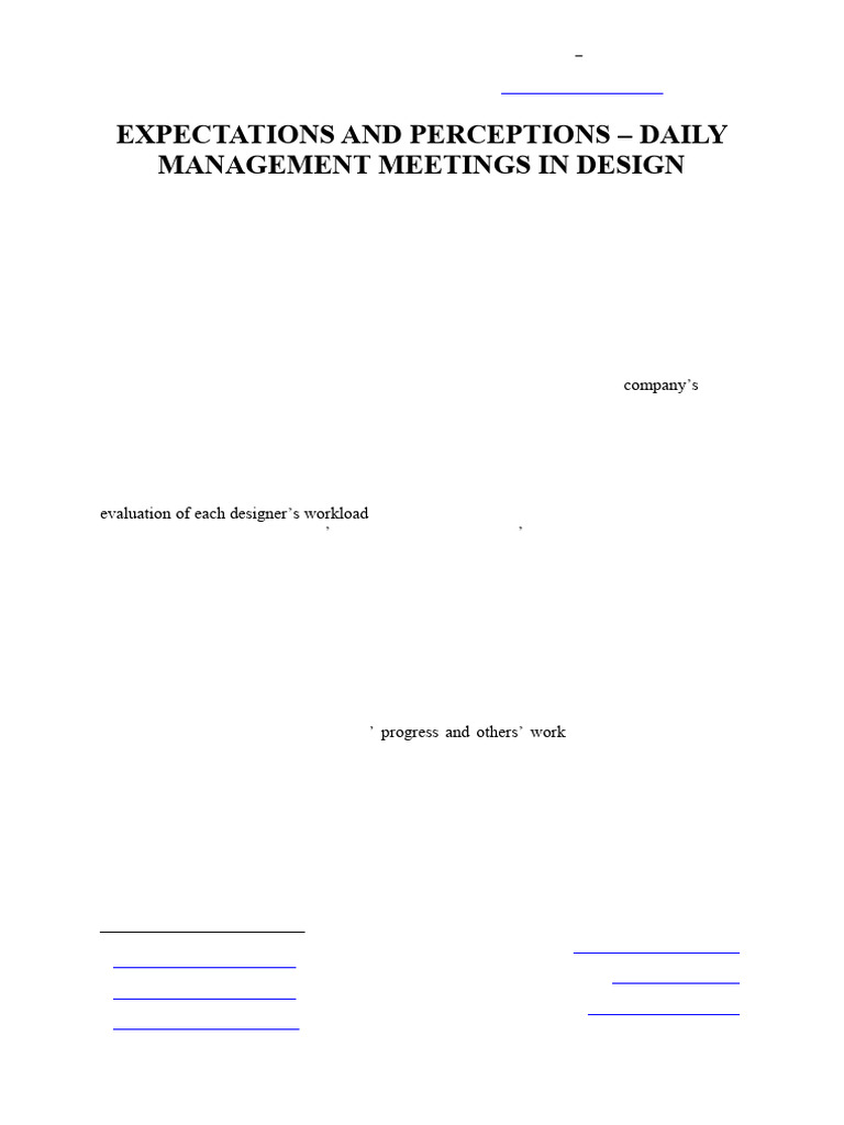 Sarkilahti Et Al. 2024 - Expectations and Perceptions Daily Management ...