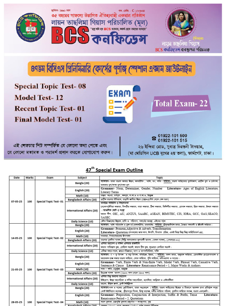 47 Special Topic Test Outline | PDF | Language Mechanics | Semantics