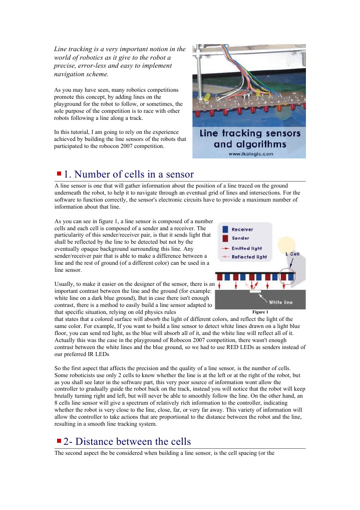 Line Tracking Is A Very Important Notion in The World of Robotics As It ...