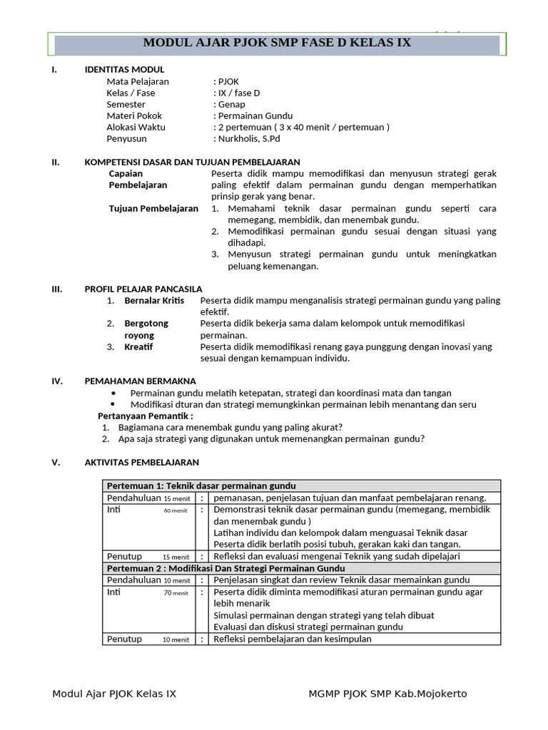 Permainan Tradisional Gundu | PDF