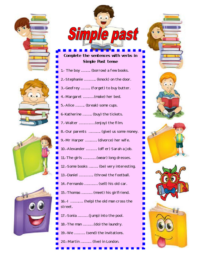 Simple Past Tense Tests - 68599 | PDF