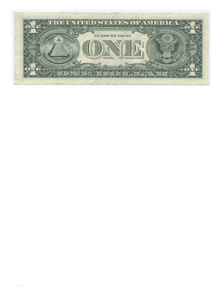 United - States - One - Dollar - Bill, - Reverse - JPG 7,531×3,347 ...