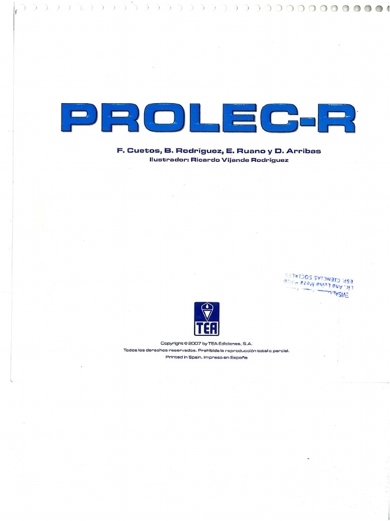 Prolec r Evaluado | PDF