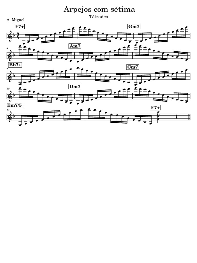 Arpejos Com Stima | PDF