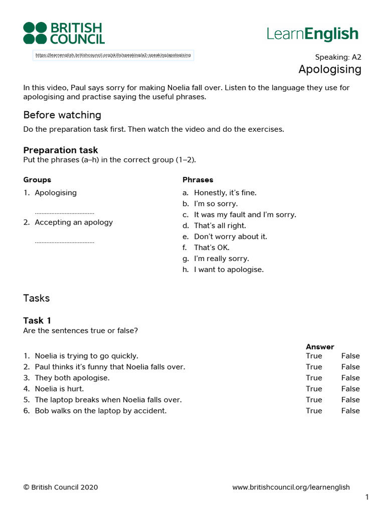 Speaking A2 Topics Student Book. | PDF
