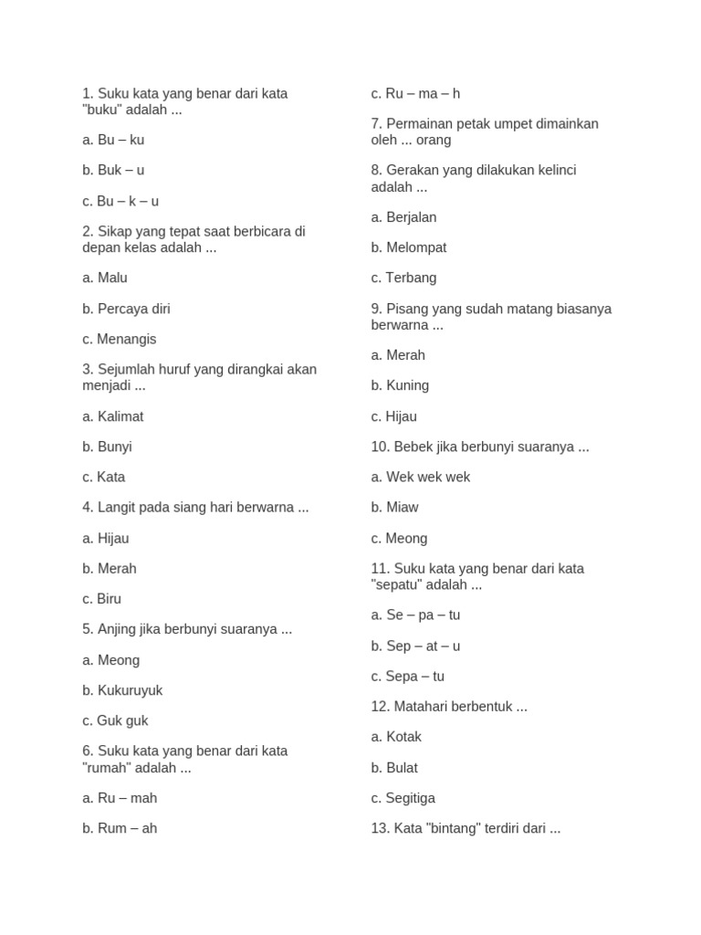 Uts BI Dan Pancasila Icel | PDF