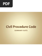 Order 37, CPC, Summary Suits | PDF | Lawsuit | Judgment (Law)