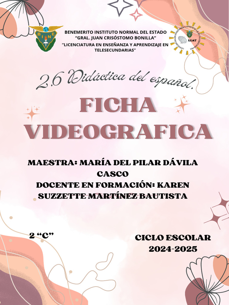 Ficha Videografica | PDF | Enseñando | Comprensión lectora