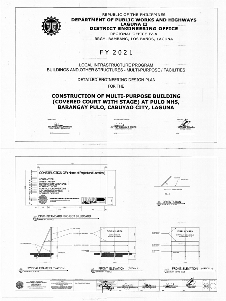 Covered Court With Stage (Pulo NHS) - Curved | PDF