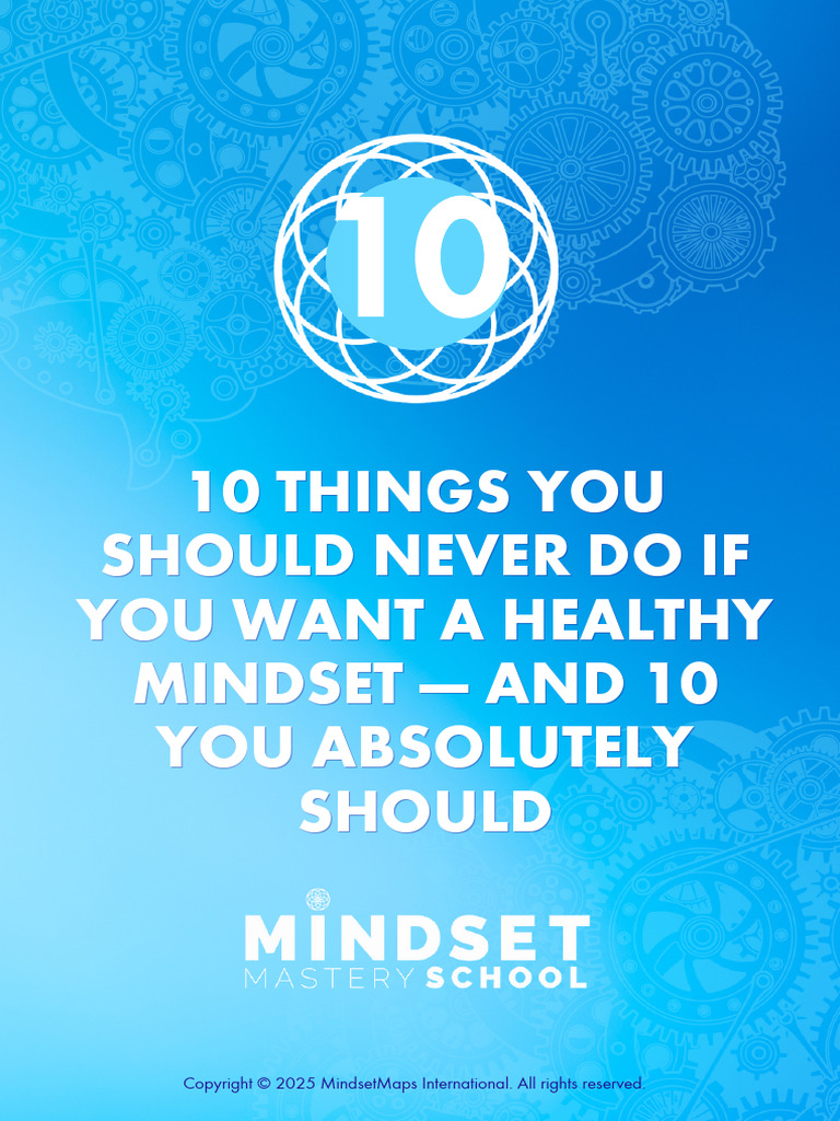 Robert Dilt 10+Things+You+Shouldn't+Do+for+a+Healthy+Mindset | PDF ...