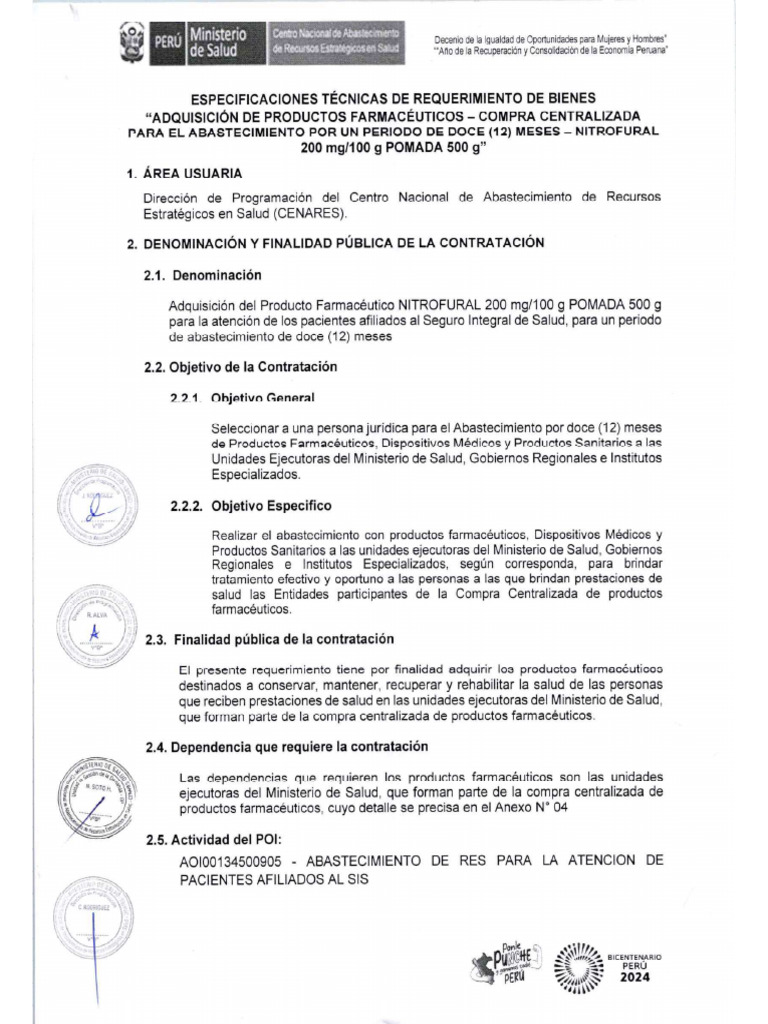 6741285 Eett Ppff Centr Nitrofural 200 Mg 100 g Pomada 500 g | PDF