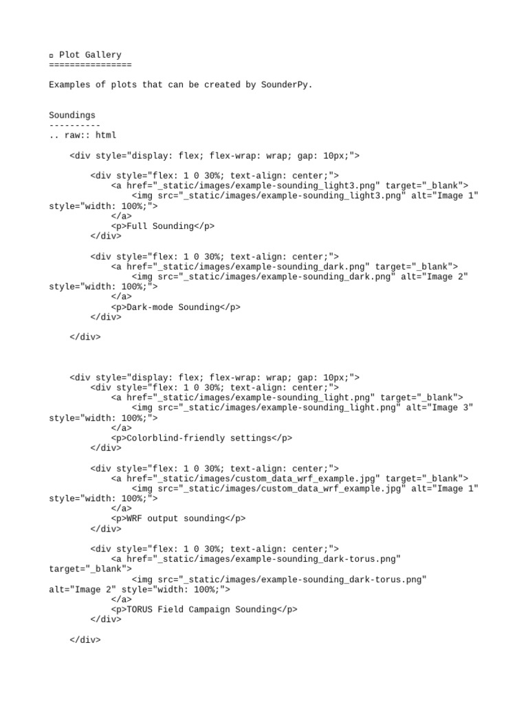Examplegallery RST | PDF