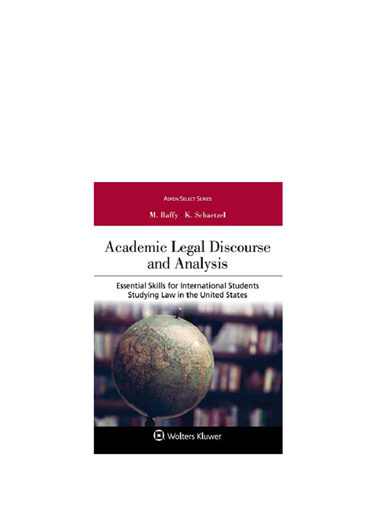 (Ebook PDF) Academic Legal Discourse and Analysis: Essential Skills For ...