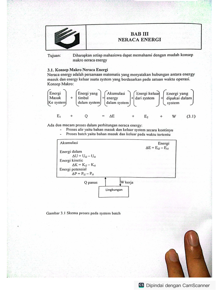 Materi Neraca Energi | PDF