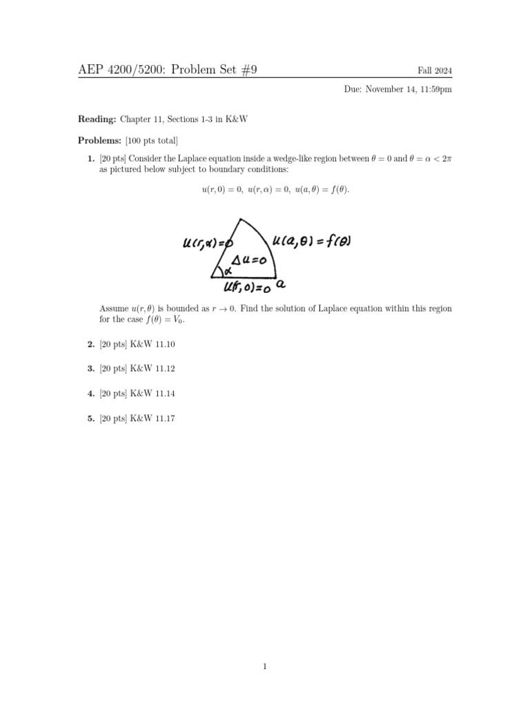 Problem Set 9 | PDF