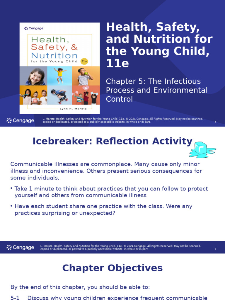 Marotz HSN 11e PPT CH05 | PDF | Infection | Public Health