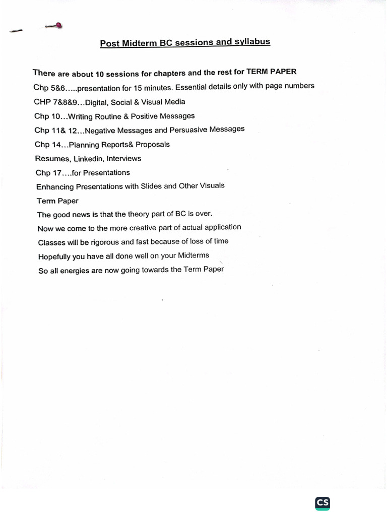 Term Paper Guidelines - Financial Mana | PDF