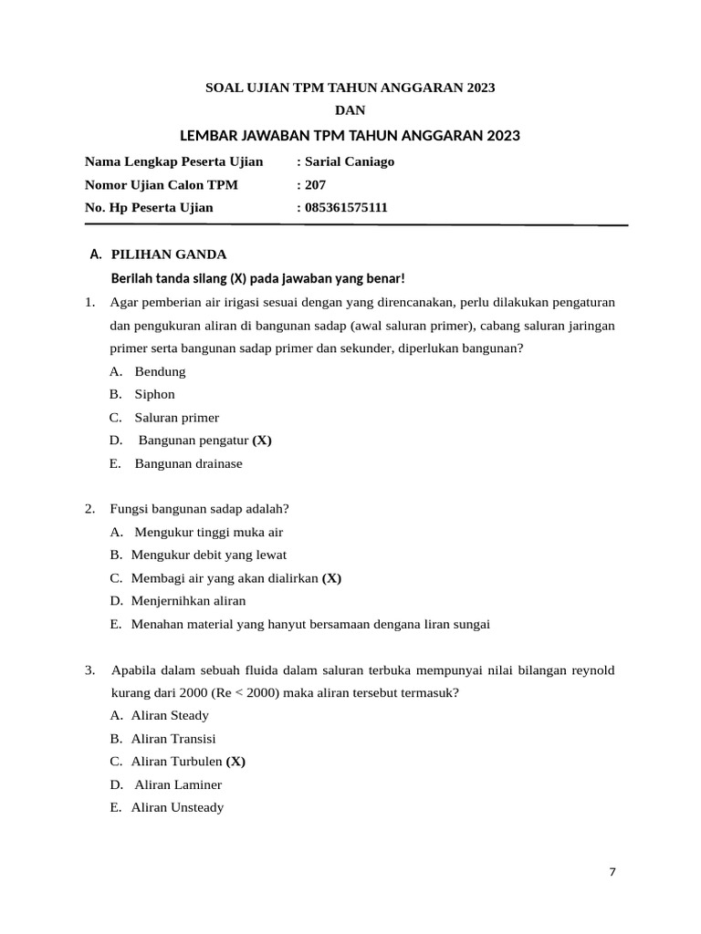 Soal Ujian TPM | PDF