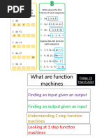 Function Machines Answers | PDF