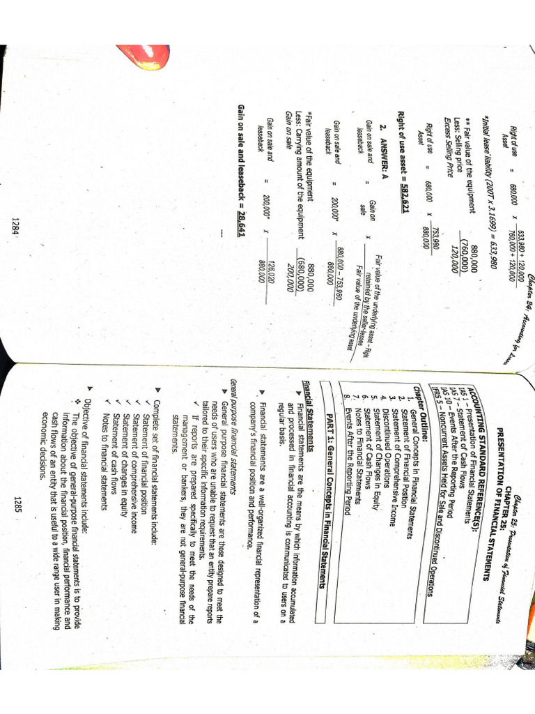 Chapter 25 Financial Statements | PDF