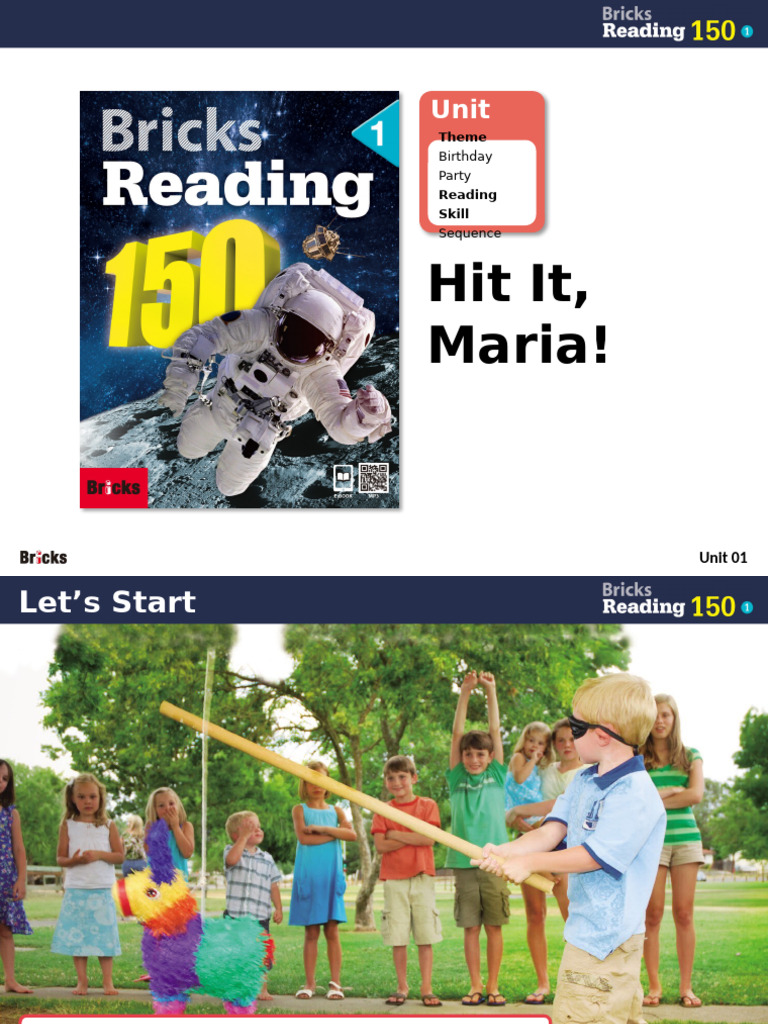 Bricks Reading 150 L1 SB PPT Unit 01 | PDF