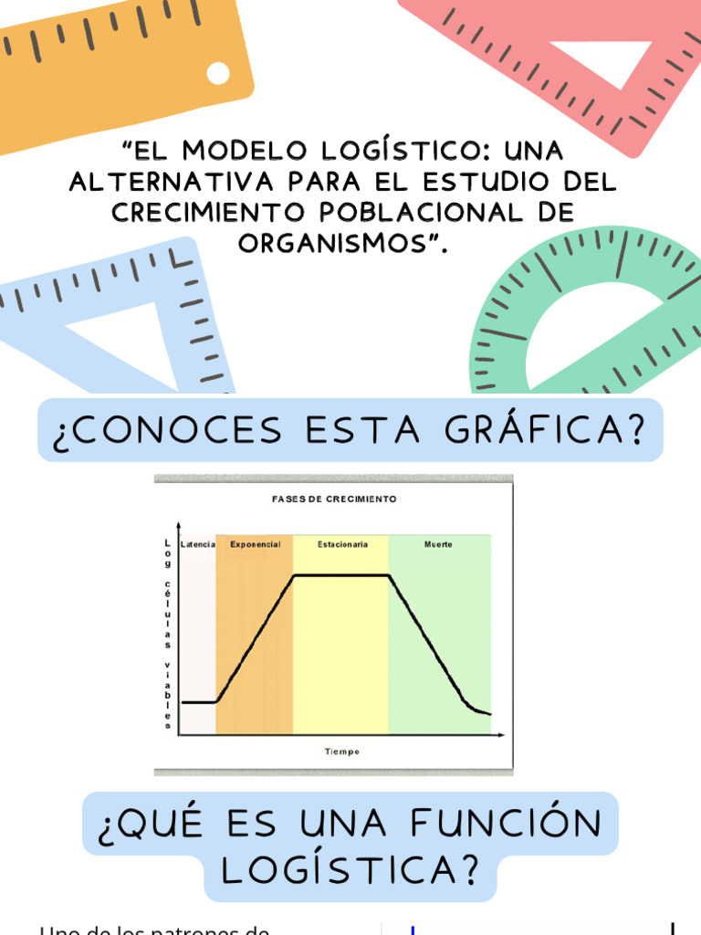 "El Modelo Logístico Una Alternativa para El Estudio Del Crecimiento ...