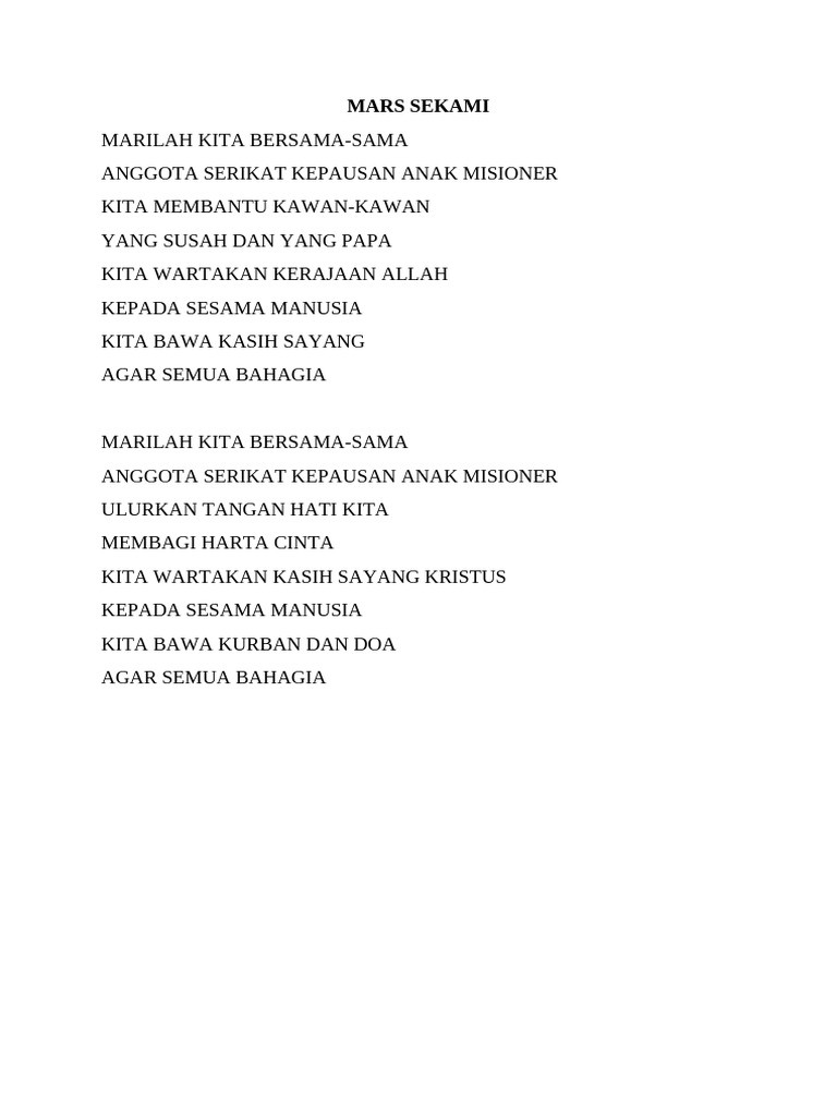 MARS SEKAMI | PDF