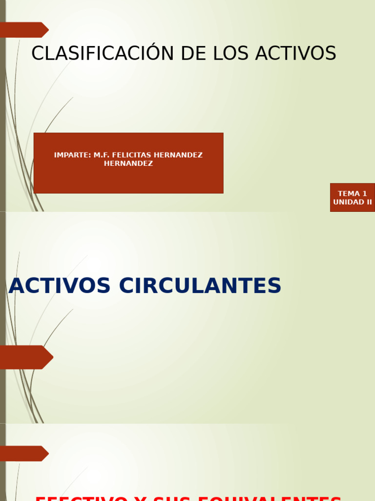 ACTIVOS | PDF