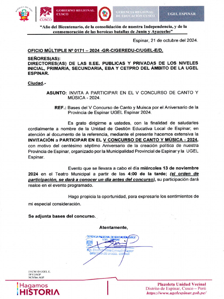 Bases Canto y Musica | PDF