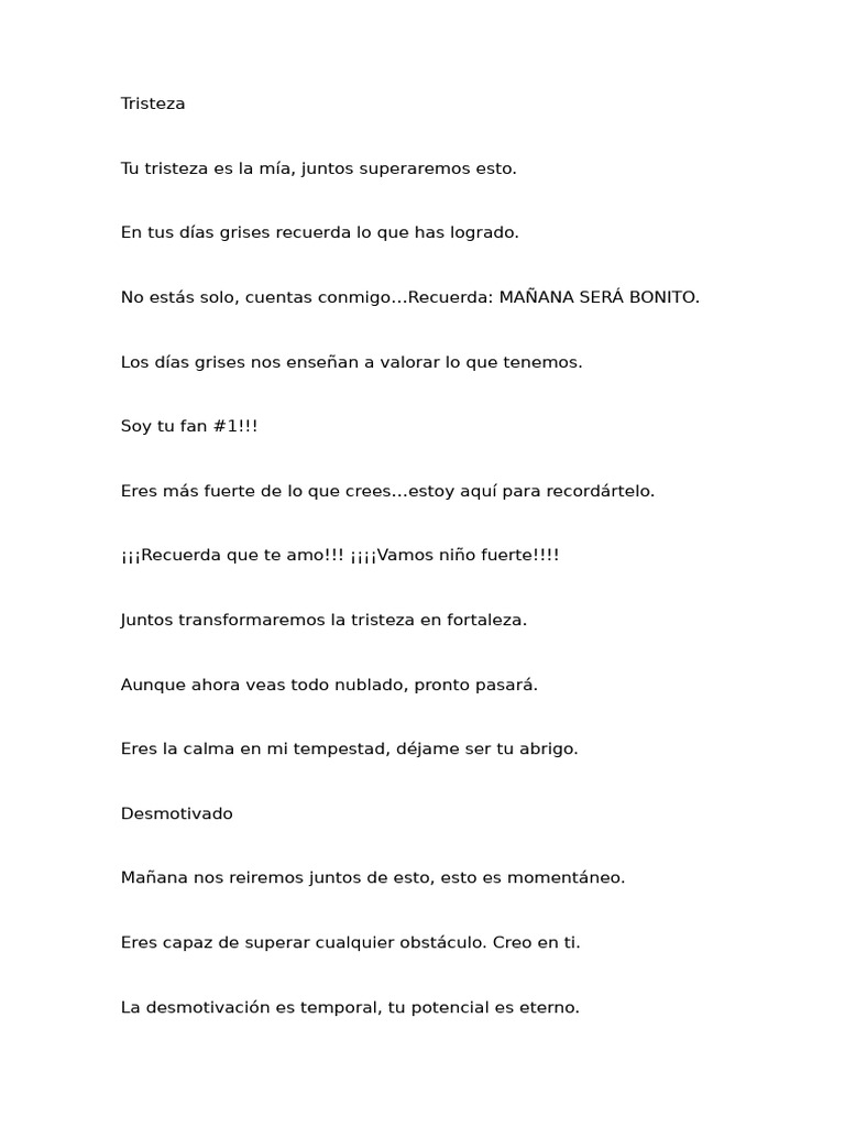 Frases para el frasco de emociones | PDF | Felicidad