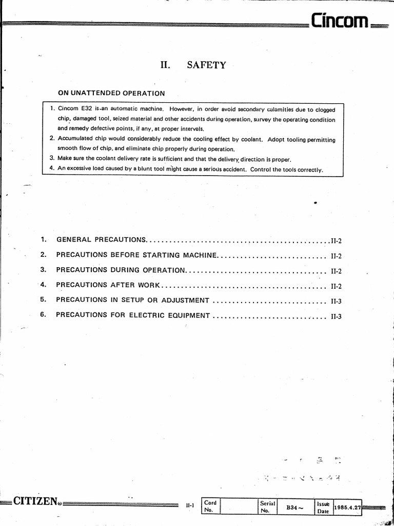 E32 Safety OCR | PDF | Mechanical Engineering | Manufactured Goods