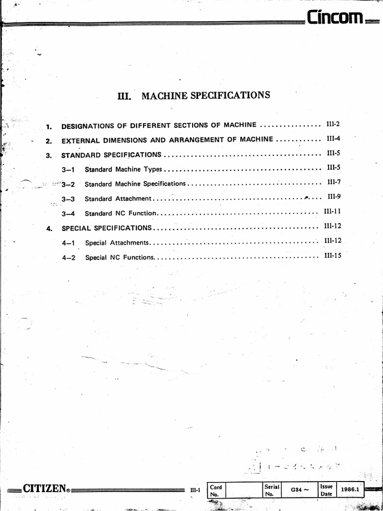 E32 Machine Specification OCR | PDF | Machining | Drilling