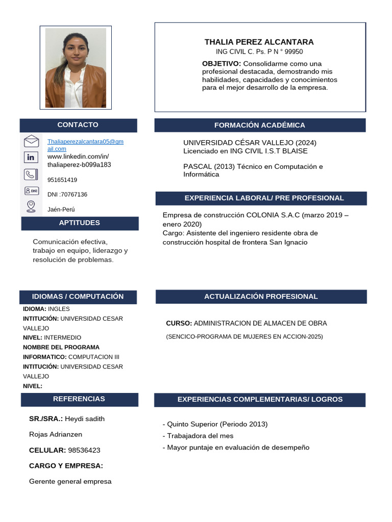Formato CV | PDF