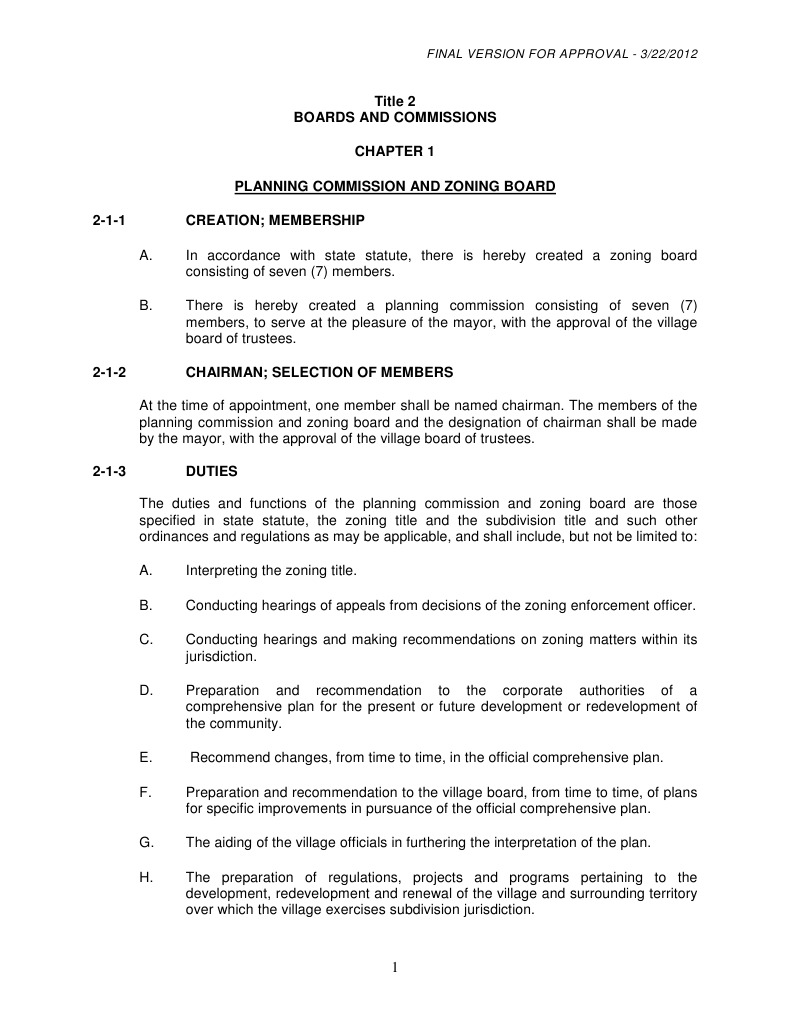 Title 2 Boards and Commissions | PDF | Board Of Directors | Oath Of Office