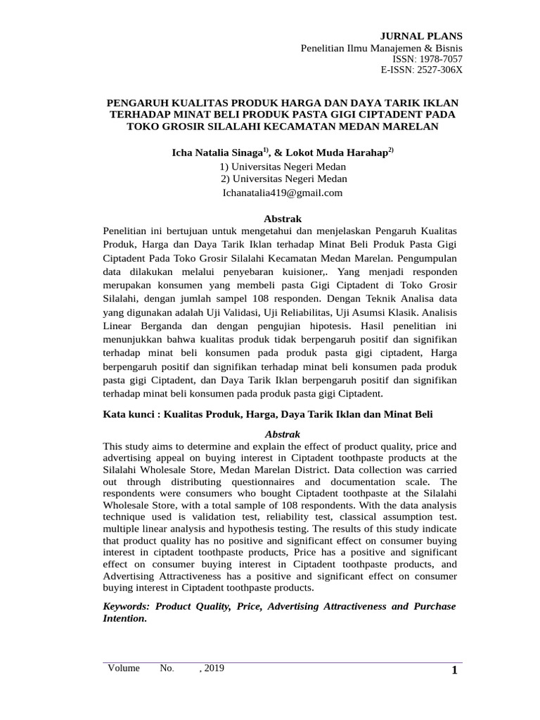 Template Jurnal PLANS ICHA | PDF