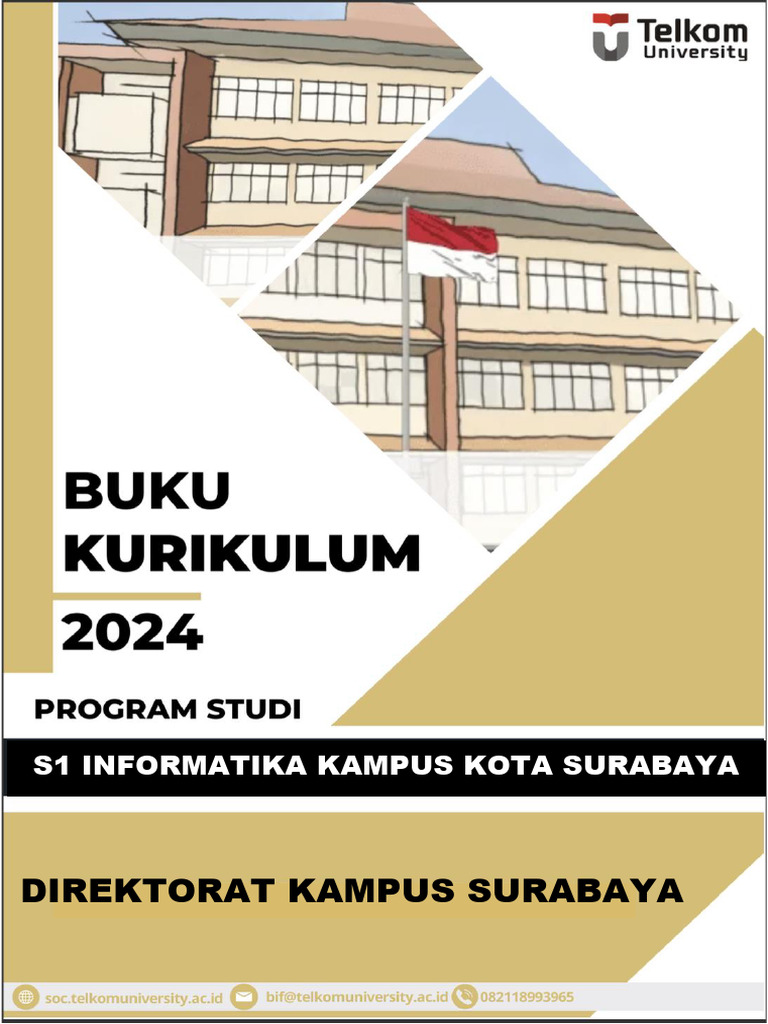 Buku Kurikulum 2024 FIF S1 Teknik Informatika (Surabaya) | PDF
