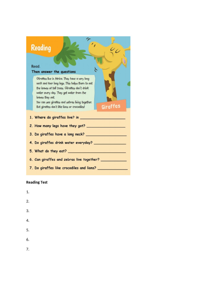 Final Test Beginner 1 (Reading, Translation, and Listening) | PDF