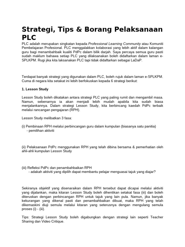 Contoh PLC | PDF