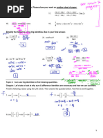 Fundamental Trig Identities Worksheet | PDF | Combinatorics ...