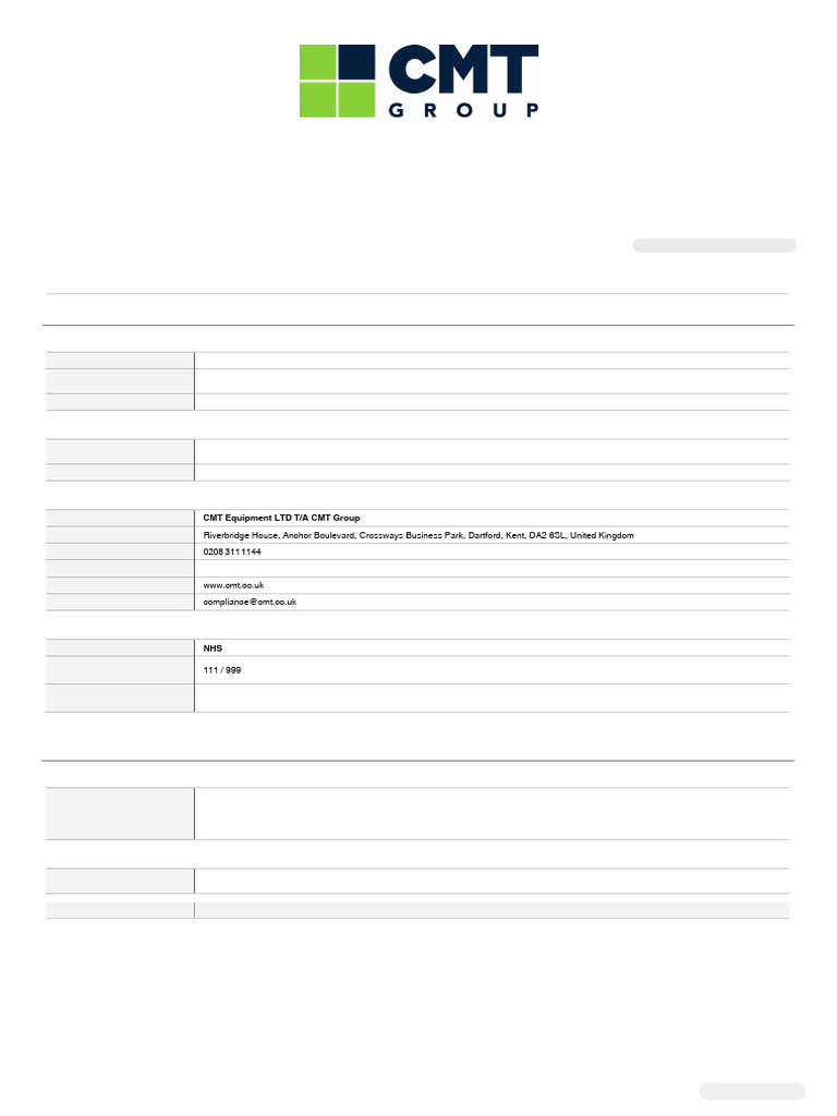 Oil100ml Medical Safety Data Sheet | PDF | Waste Management | Toxicity